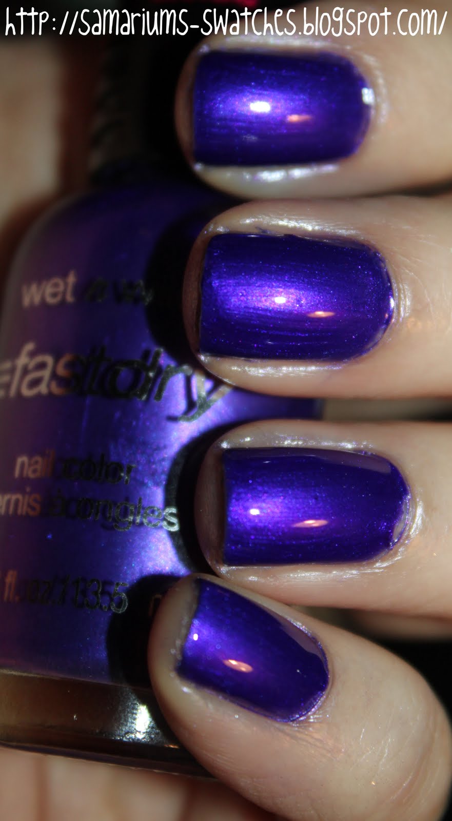 Samarium's Swatches: Wet n Wild Buffy the Violet Slayer + Chg Electric ...