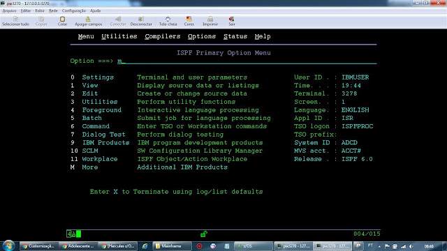 Customização no Hercules - Criando um Usuário no z/OS - RACF ~ Hercules ...