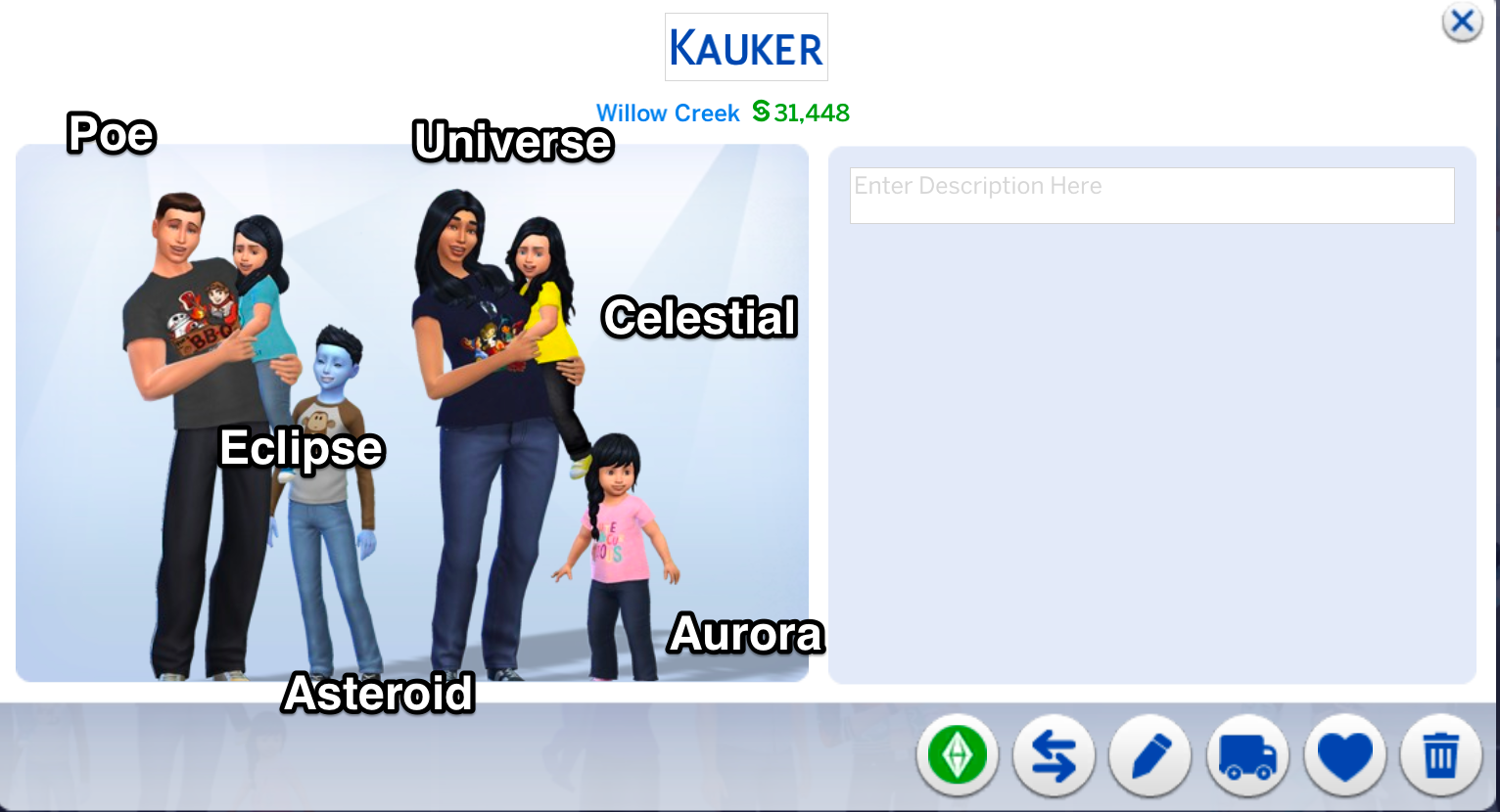 Tranquility Creek: A Sims 4 Prosperity Challenge: Kauker 1: Round 17