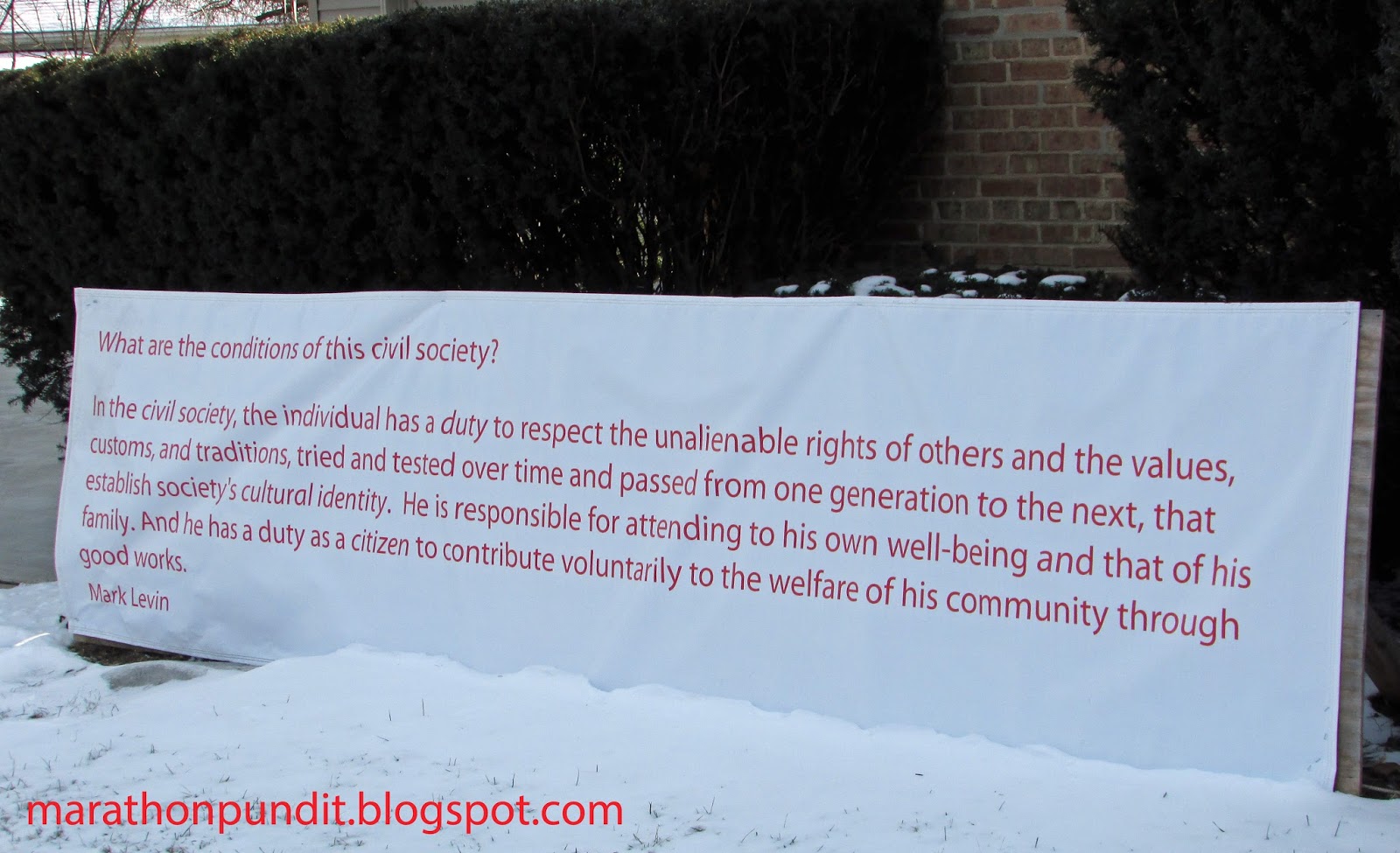 Marathon Pundit: Mark Levin quote from "Liberty and Tyranny" on the ...