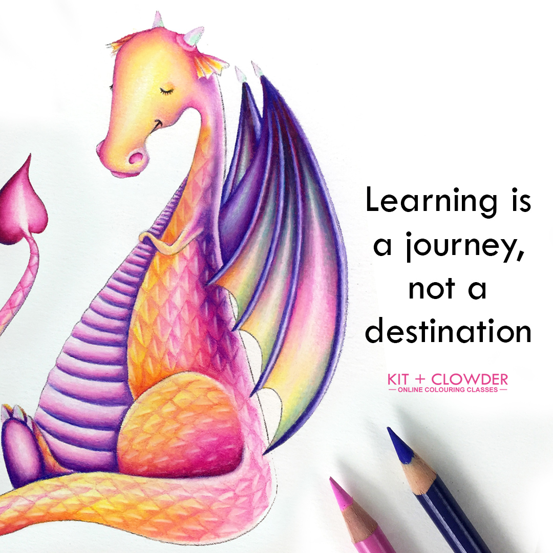 Free Stamp + Battling Perfection - Kit and Clowder Online Colouring Classes