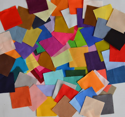 Inspired by Fabric: Paint Chip Mini Quilt Tutorial