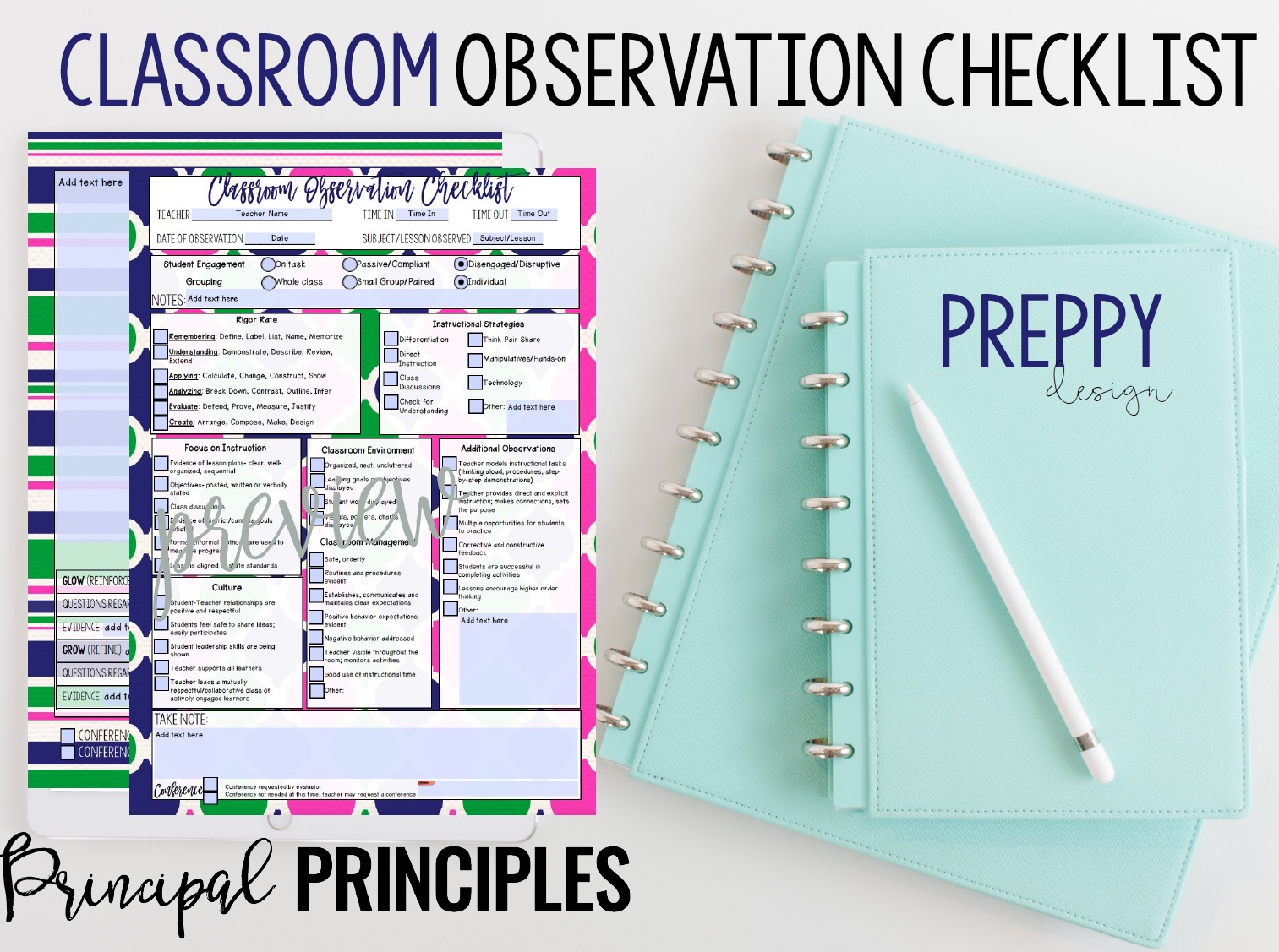 Classroom Observation Checklist-Digital Resources - Stephanie McConnell ...