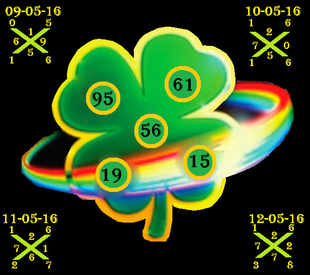 El Trébol Y Los Números De La Cruceta