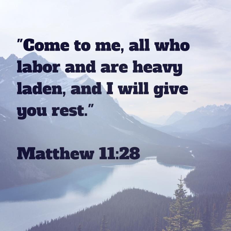 Growing Up In The Word : Rest in Him