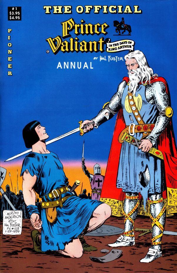 Old Comics world: The Official Prince Valiant Annual 01 (1988) - Pioneer