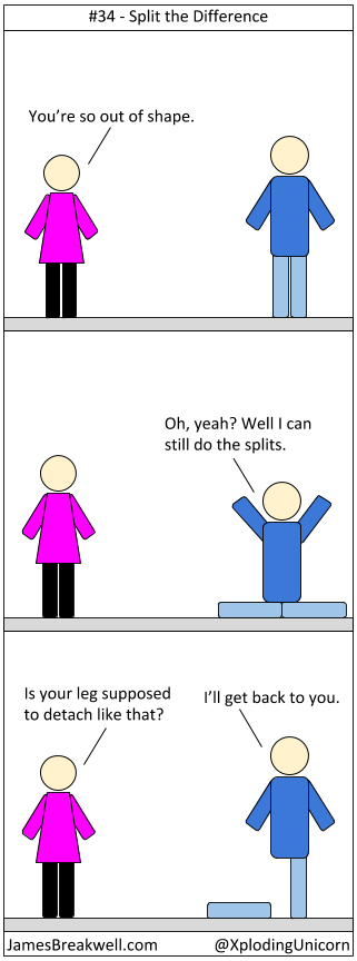 Split the Difference ~ James Breakwell's Unbelievably Bad Webcomic
