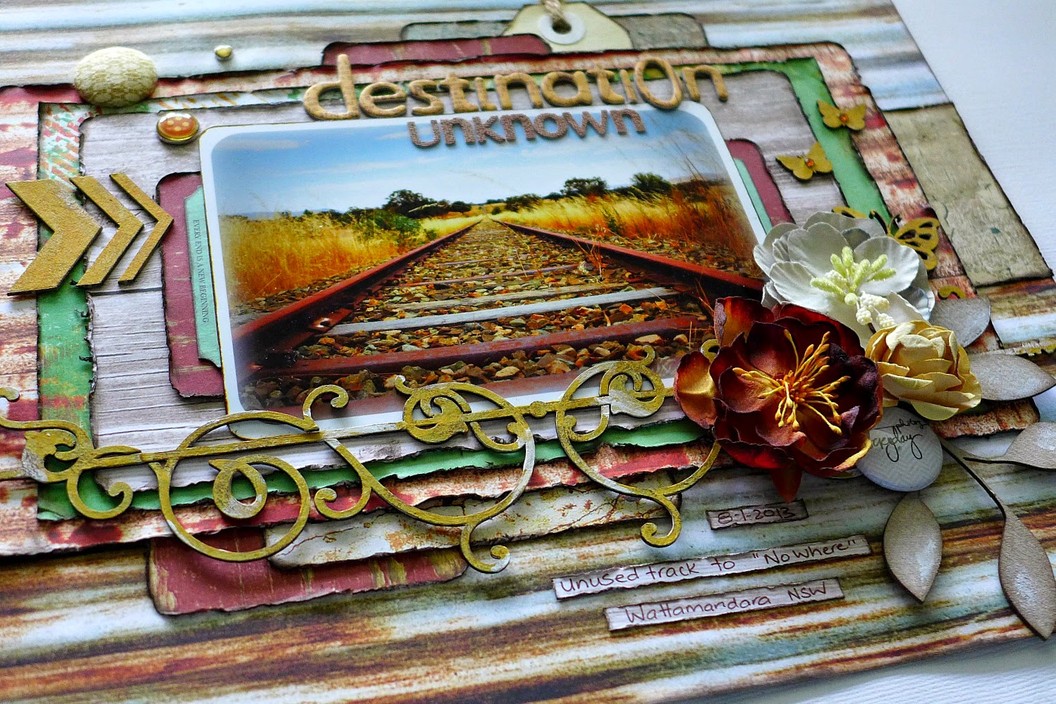 Lou's World: Creative Team Article on Chipboard for Scrapbooking ...