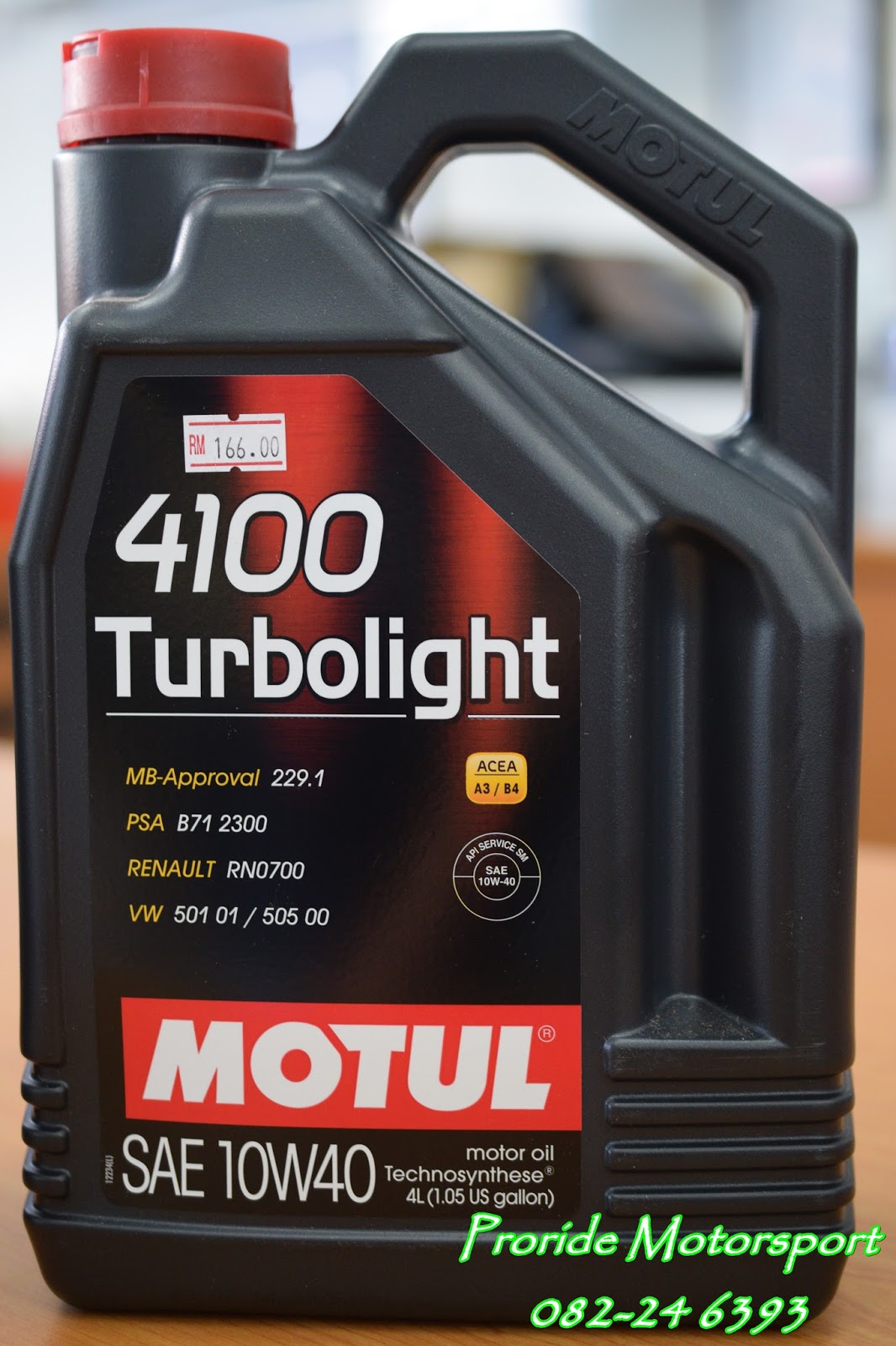 Pro-ride Motorsports: Motul 4100 Turbolight 10W-40 Techonosynthese ...