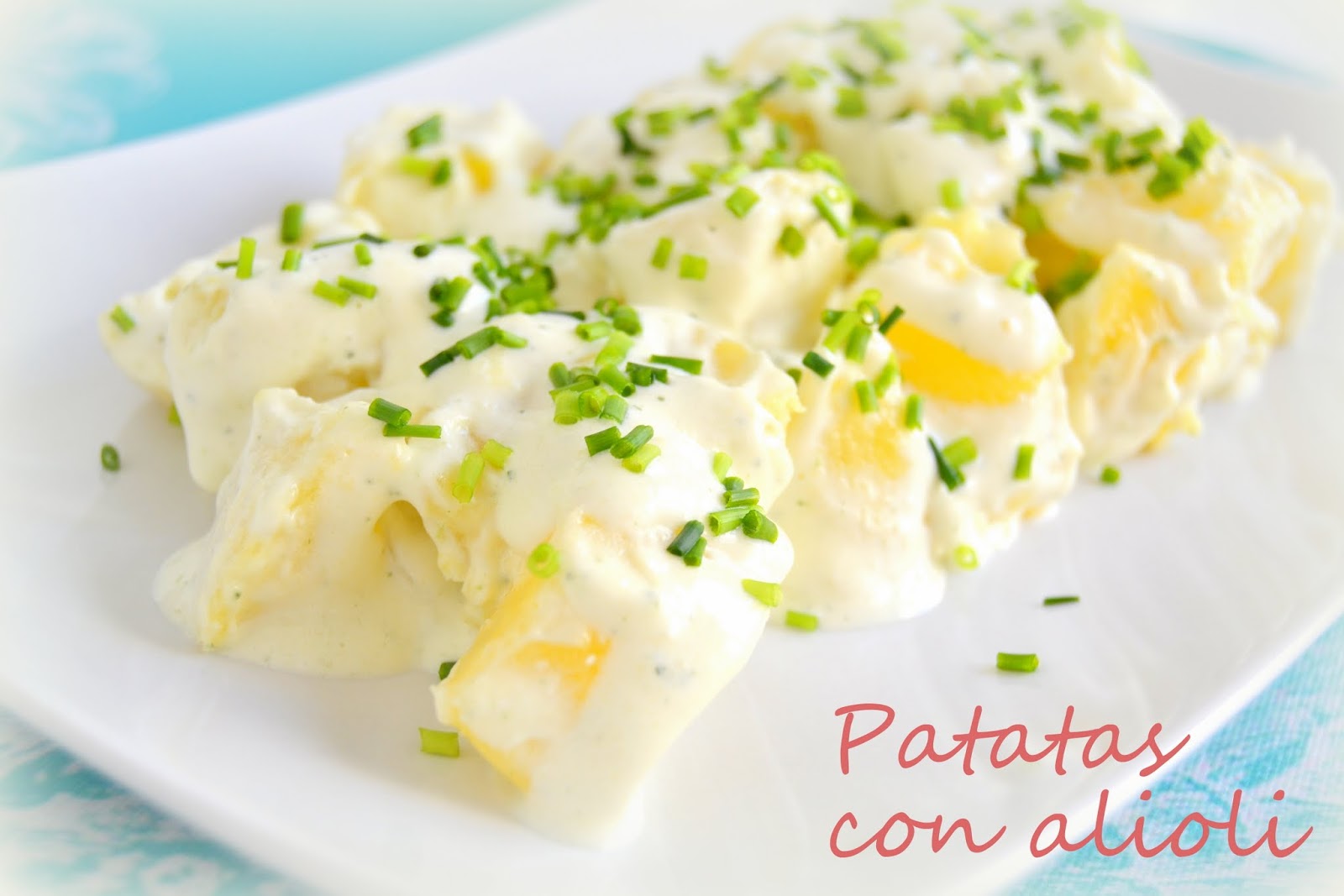 Cocina con Marta. Recetas fáciles, rápidas y caseras: Patatas con alioli