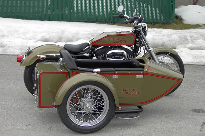 biker excalibur II: Sportster sidecar