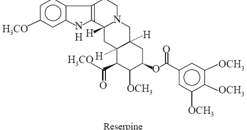 Reserpine-Synonyms Crystoserpine; Eskaserp; Rau-sed; Reserpoid; Rivasin ...