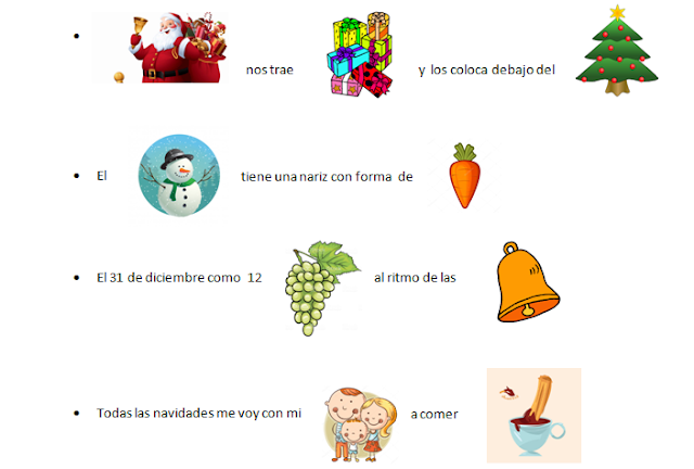Lazarillo de la lengua: Actividad 3- Los Sustantivos Navideños