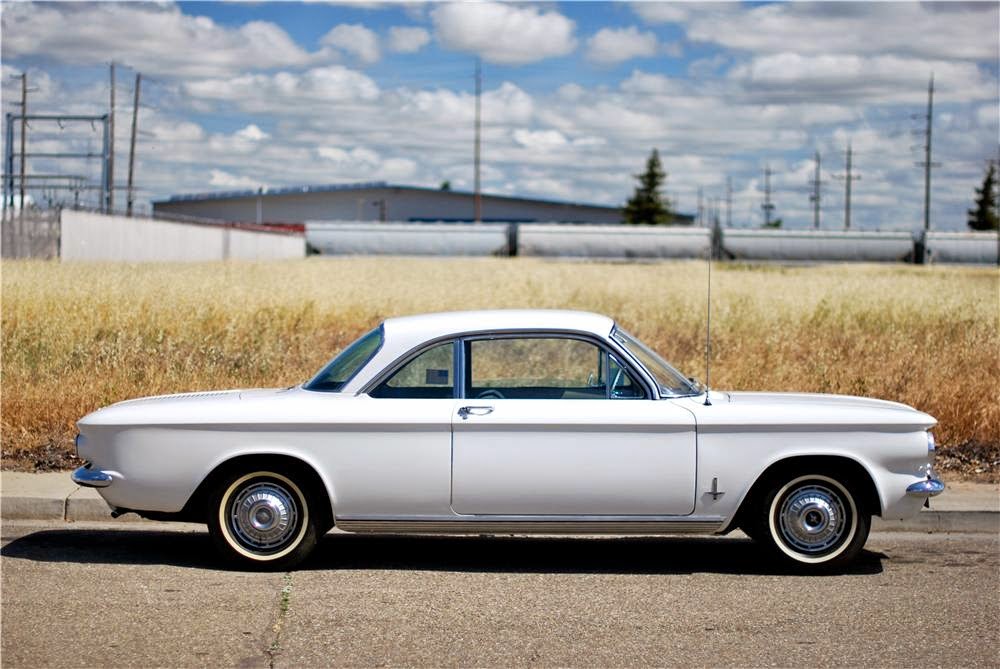 biker excalibur II: 1962 CHEVROLET CORVAIR 2 DOOR COUPE by Barrett-Jackson