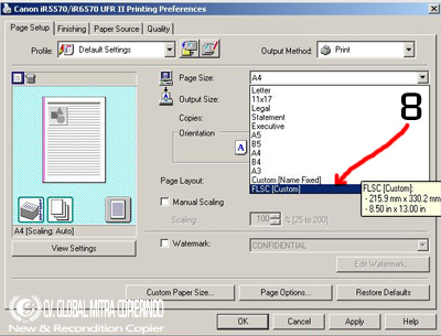 Daeler Foto Copy Berkualitas : CARA SETTING UKURAN KERTAS FOLIO (F4)