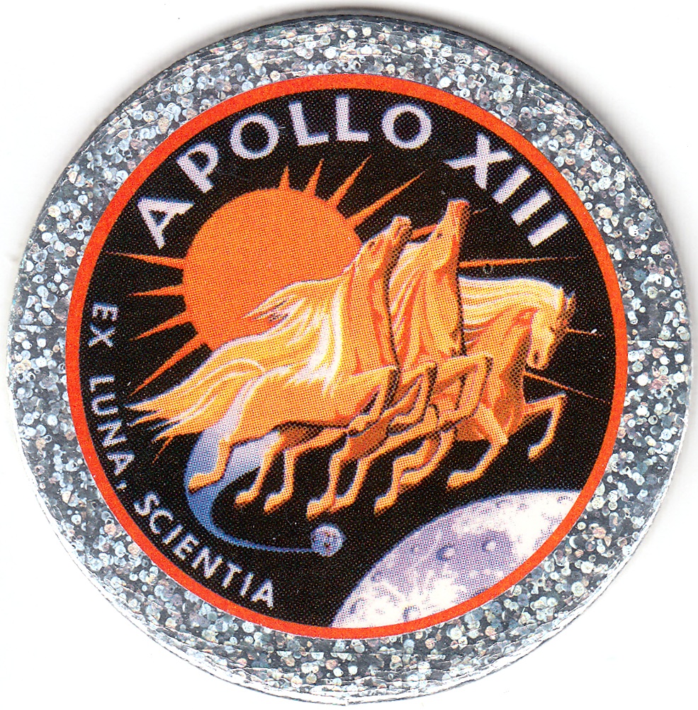 Toys and Stuff: Hardee's Apollo 13 Pog Collector Case - Pogs 1 - 10