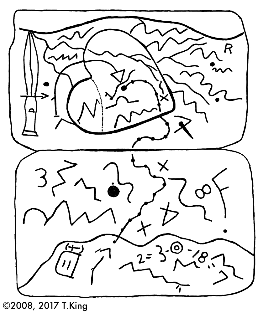 THE PERALTA (TREASURE) MAP