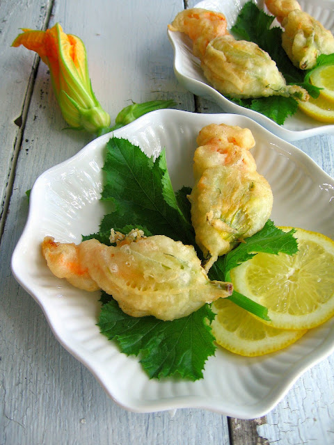 sweetsugarbean: Savouring Summer: Zucchini Flowers Stuffed with ...