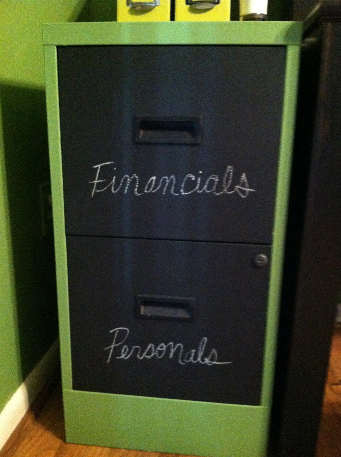 Life in the Car Line: Simple Filing Cabinet Makeover