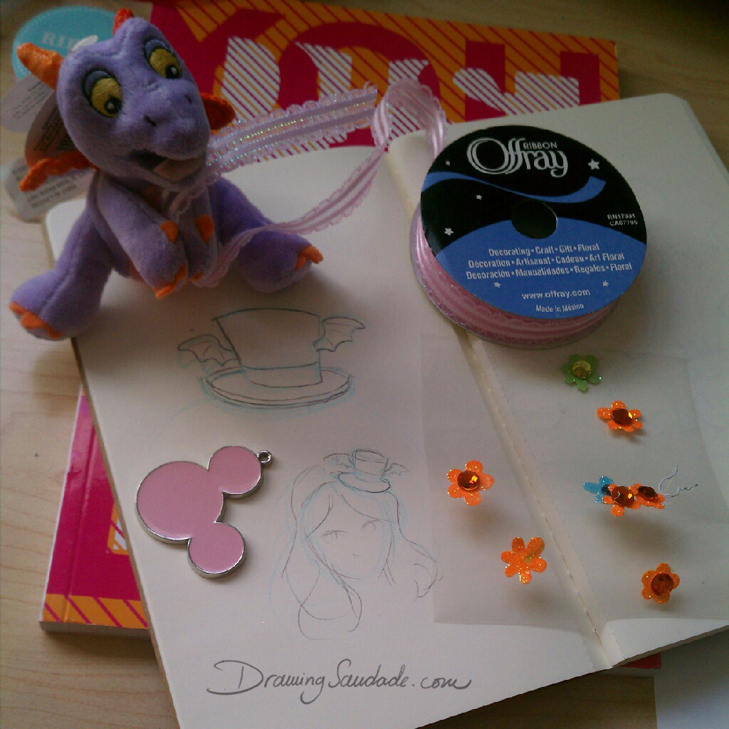 Drawing Saudade: Doodle 57 - Figment Inspired Hat Tutorial and Doodle