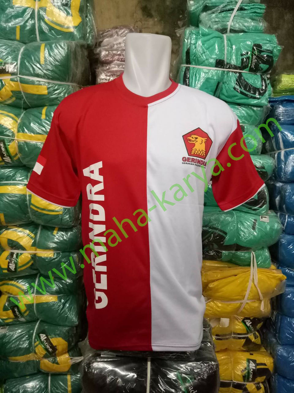 GROSIR KAOS PARTAI MODEL BARU 2018 ==>> Maha Karya Advertising | Kaos ...