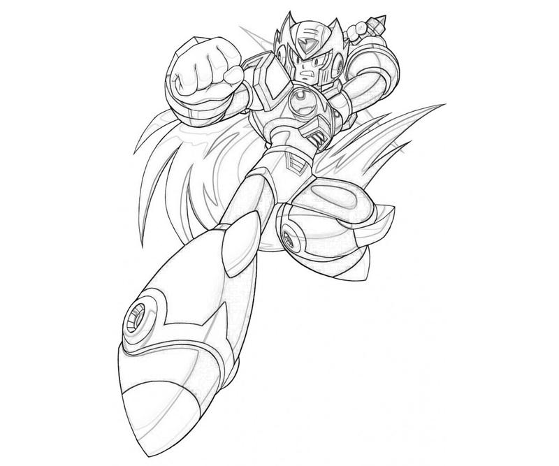 Megaman Zero Pages Coloring Pages