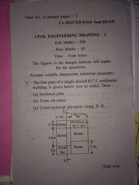 Assam Engineering Institute Library: Q. Paper: 3rd Civil