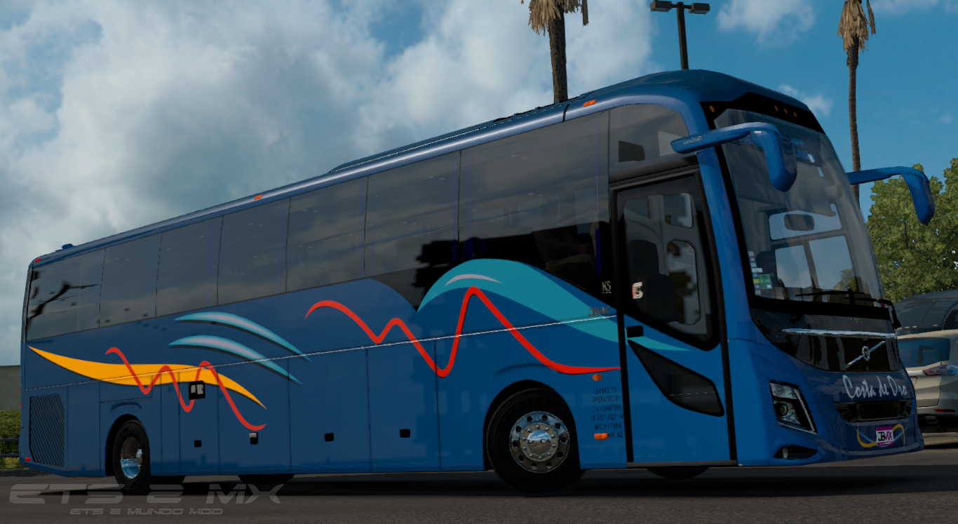 (Autobús para ETS 2 y ATS) Volvo 9800 6x2 y 4x2 (Premium) - ETS 2 Mundo Mod