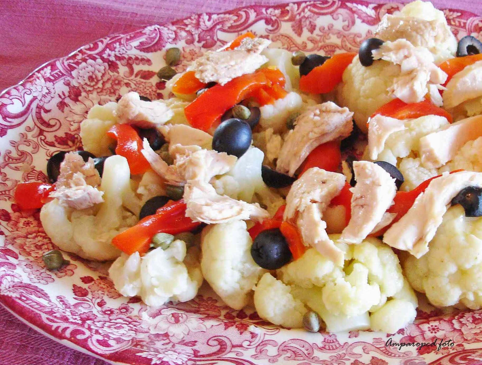 Cocinando en casa: Ensalada de coliflor y vacaciones