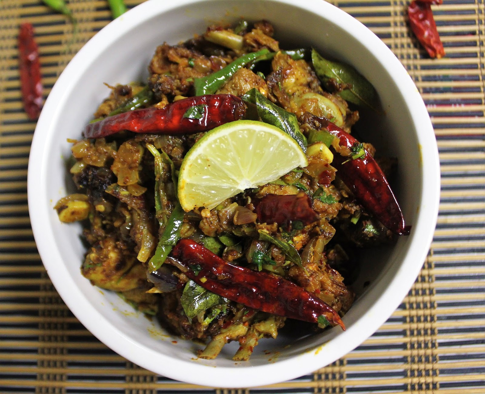 Bethica's Kitchen Flavours: Spicy & Tangy Dry Mutton Fry