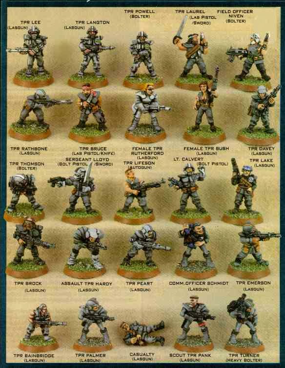 Goblin Lee's Miniatures Blog. : Rogue Trader Imperial Army.