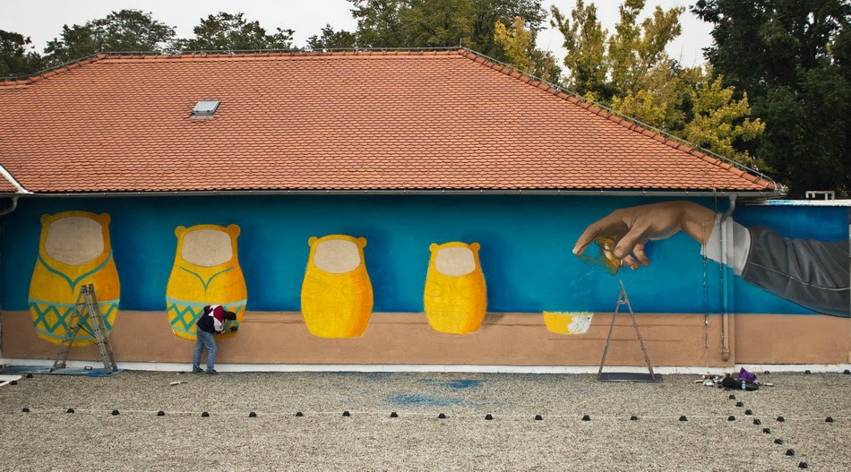 Lonac x Svenki Vidoviti “Meduške” New Mural – Zagreb, Croatia ...
