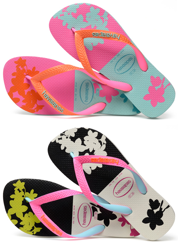 Brilhos da Moda: Chinelos coloridos