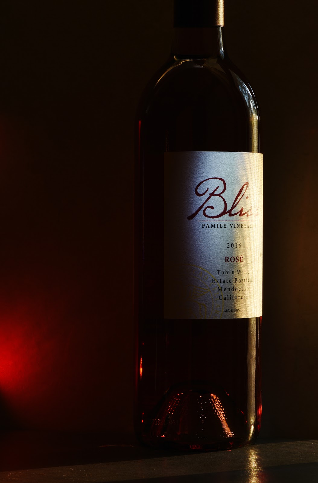 New Hampshire Wine-man: Bliss Family Vineyards Mendocino County 2016 Rosé