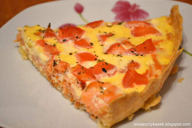 Smaczny kąsek: Pascal kontra Okrasa i moje zmiany. Tarta z łososiem i ...