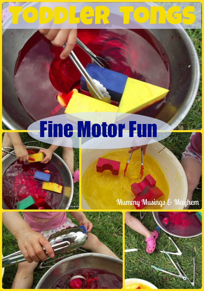 Toddler Tongs and Water Play! - The Empowered Educator