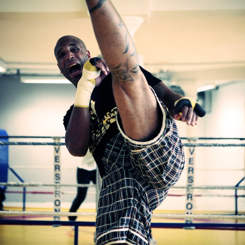 IMAGES 2 BOXE: GREG TONY - entraînement au Battling Club