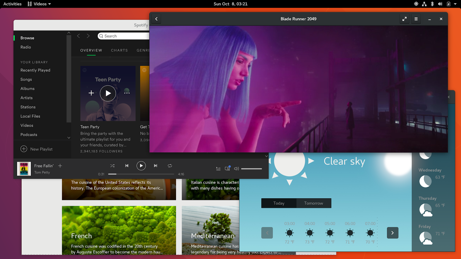 Ubuntu 17.10 review. Running with hidpi, touch screen and wayland support