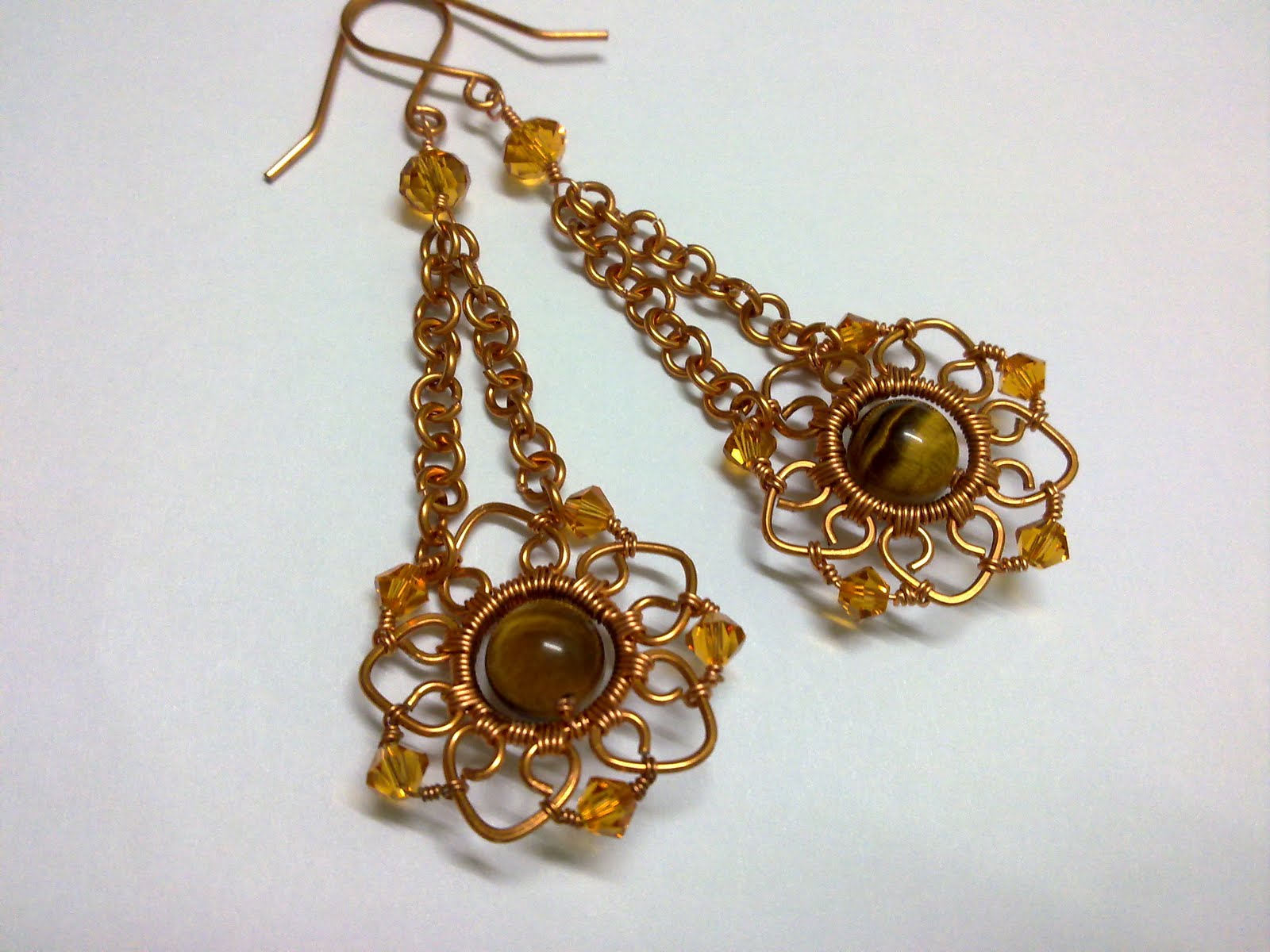 Emily Secret Passions: Handmade Wire Wrapped Jewelry - Earrings ... Emily Secret Passions: Handmade Wire Wrapped Jewelry - Earrings ...