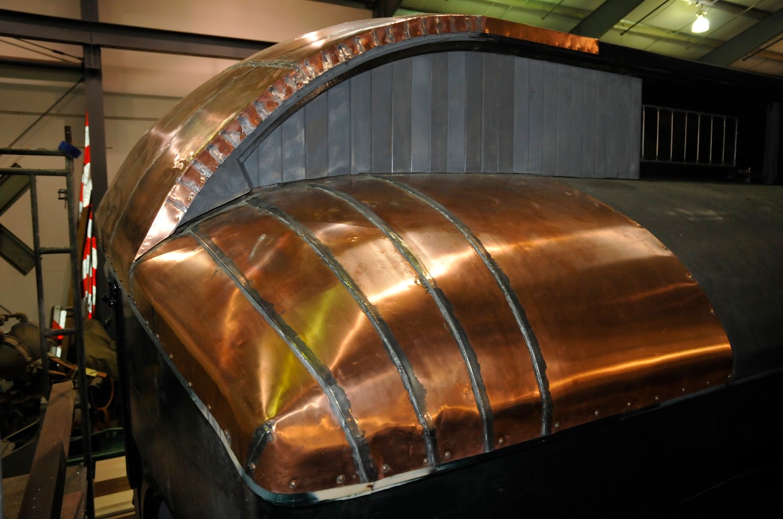 Northwest Railway Museum Blog: Copper for a coach roof