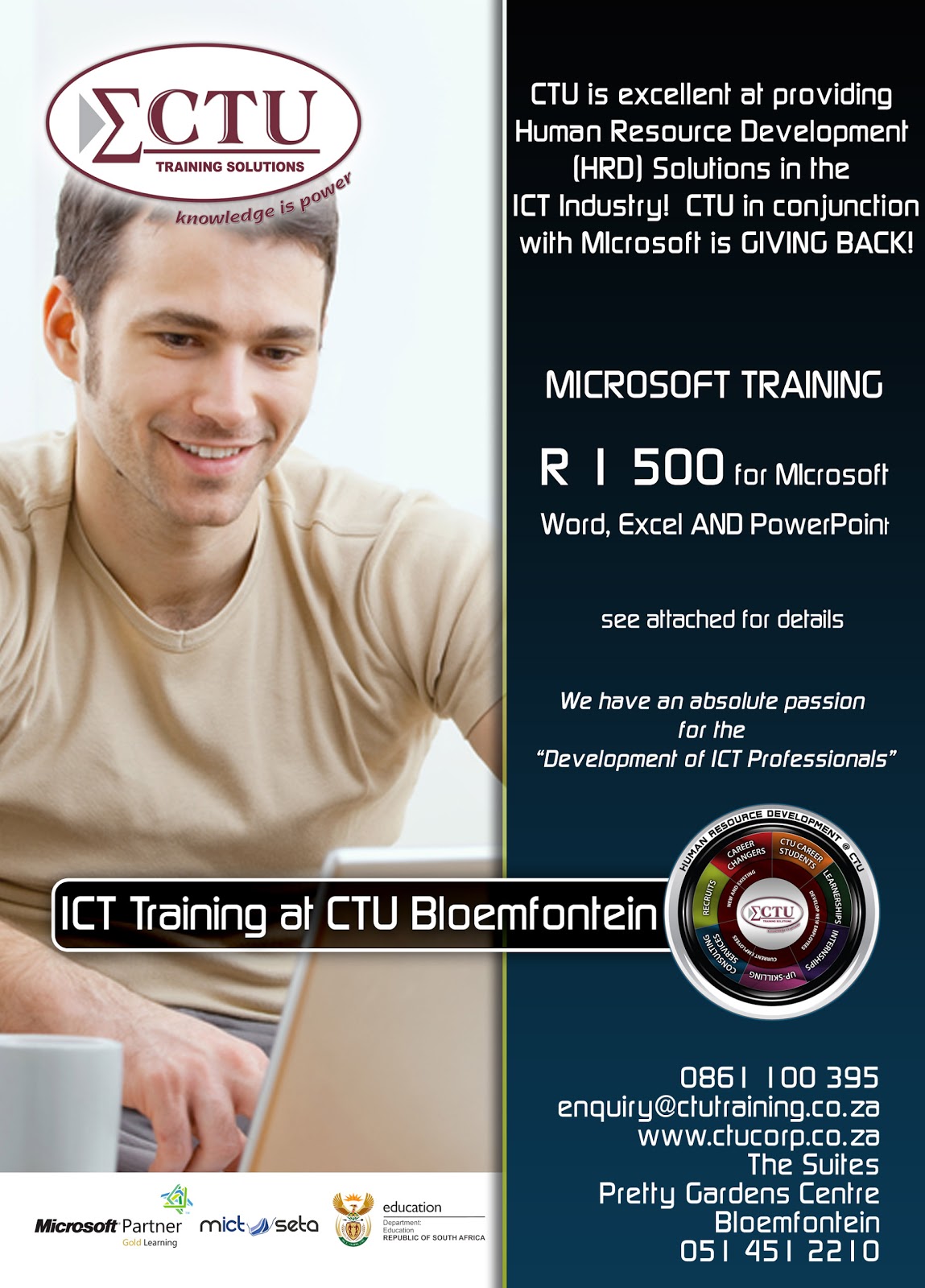 Microsoft Training at CTU Bloemfontein | CTU Training Solutions Chatz