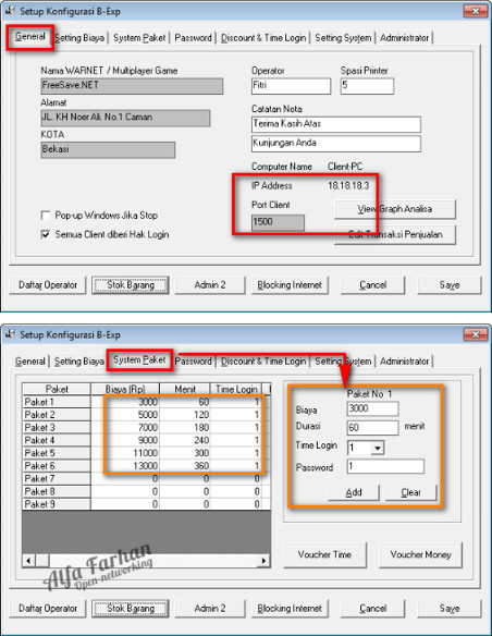 Project 1 Warnet - Setting Billing Explorer Operator ~ Open Networking