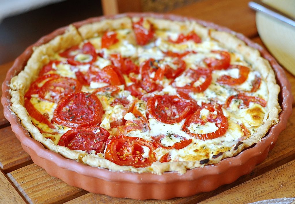 marzipan: Provençal Tomato Tart with a Crunchy Savory Tart Crust