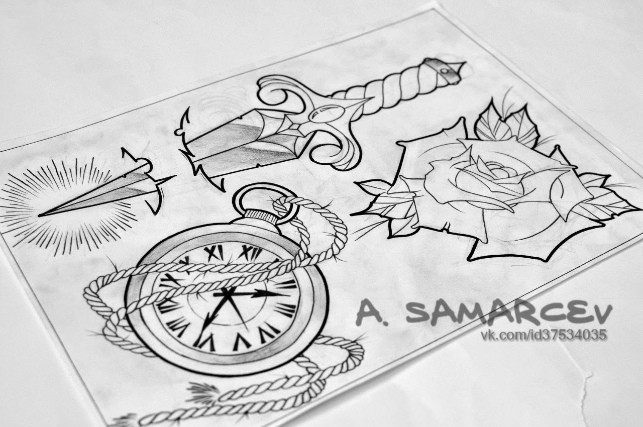 ART and TATTOO: Watches, Compass, Compass Rose