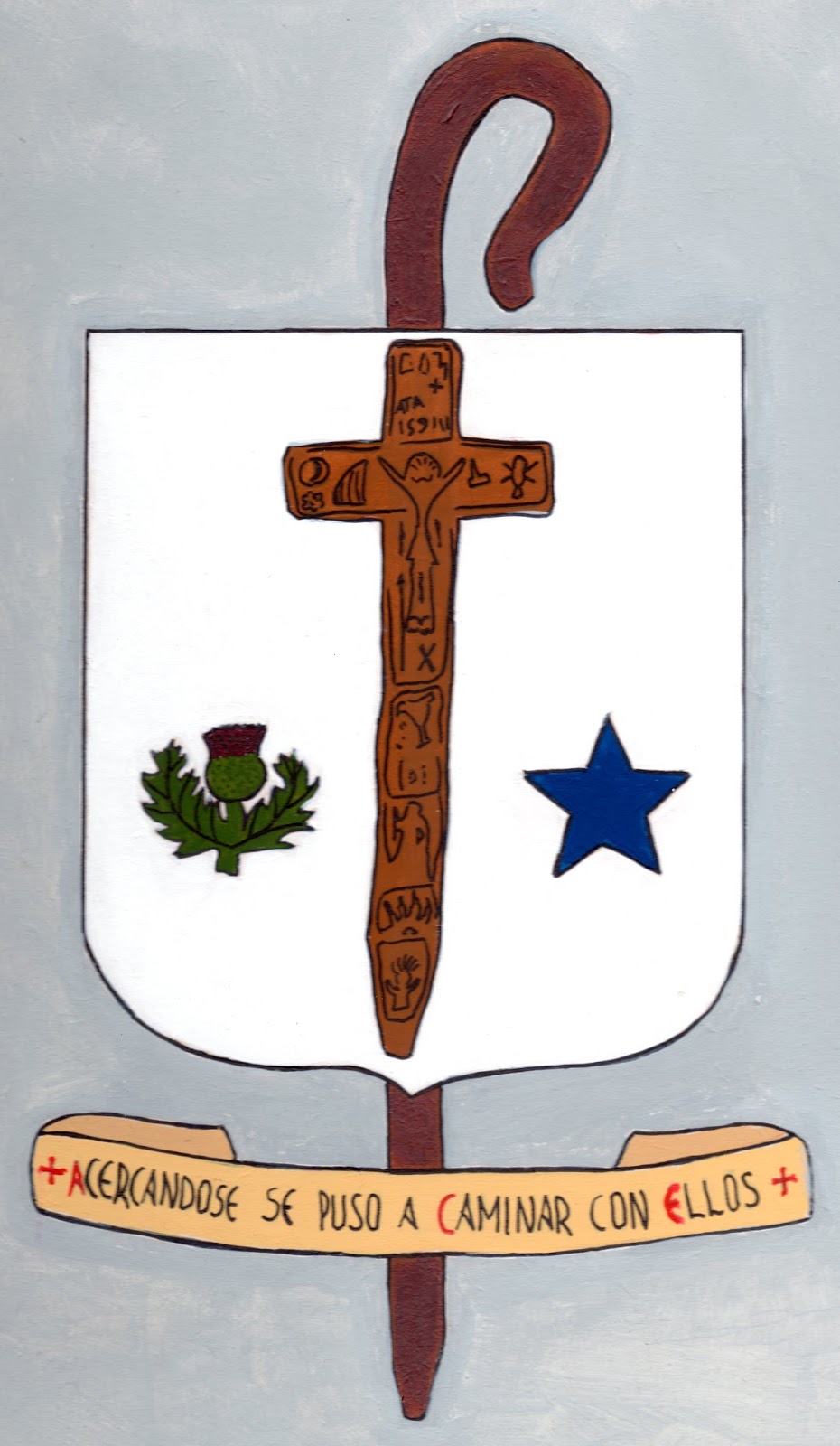 Heráldica en la Argentina: Escudo de monseñor José Melitón Chávez