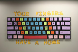 Teach the Bits and Bytes: Extra Large Keyboard Bulletin Board