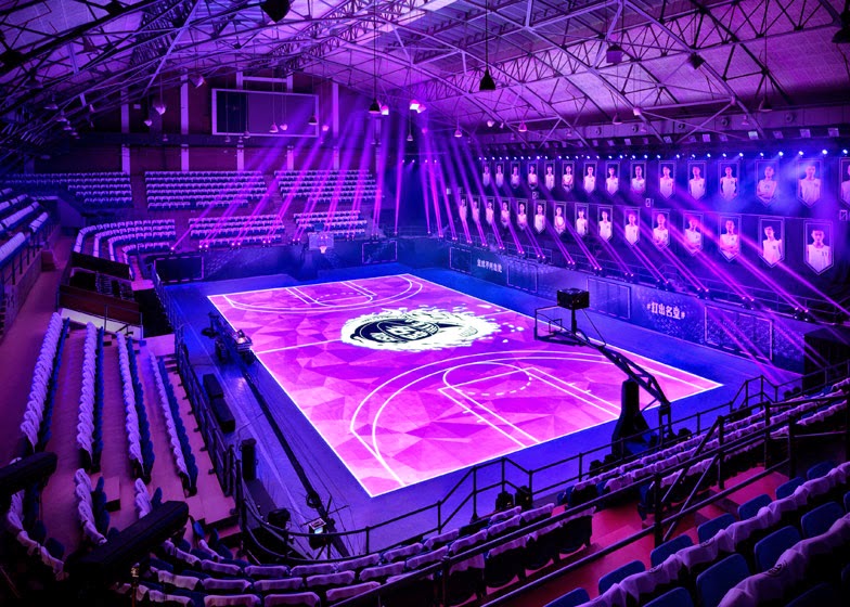 建築日誌 Archi Archi: Nike 上海打造全球首個智能 LED 藍球場