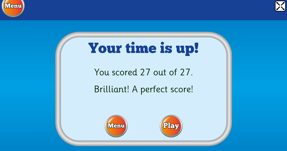 Oh hsen : Maths - Hit The Button - Mixed Times Tables