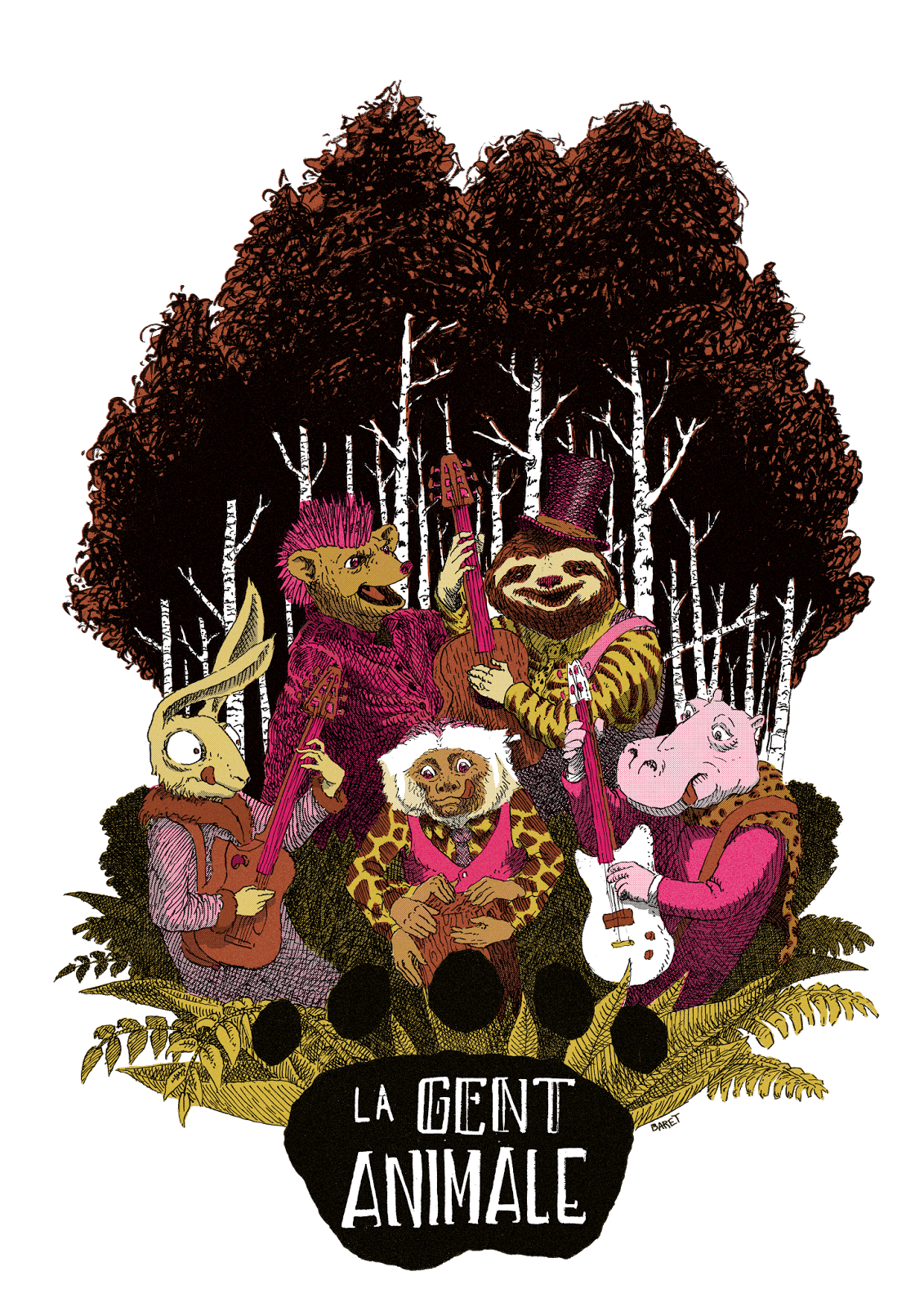 benjamin baret illustrations: L'affiche de notre groupe!!!