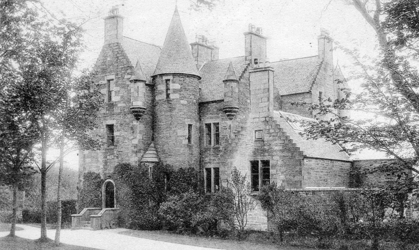 Tour Scotland: Old Photograph Kilberry Castle Scotland